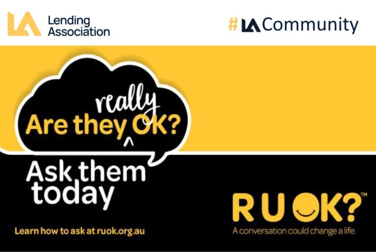 Standing Together On RU OK? Day - Lending Association